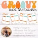 Editable Meet the Teacher Template for Groovy Boho Retro Classroom ...