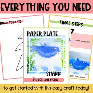 Shark Craft for Preschoolers Ocean Summer Crafts Activity for Summer ...