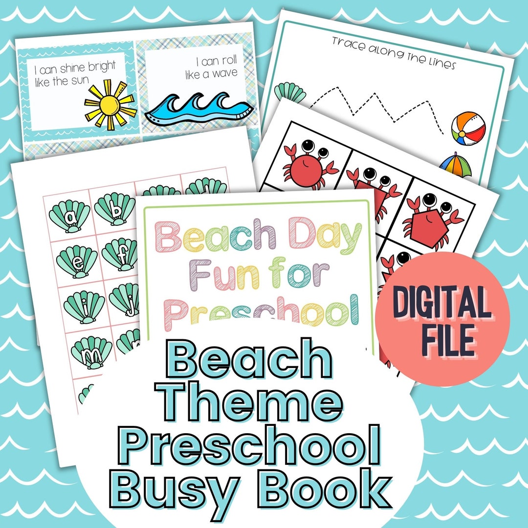 Summer Learning for Preschool Printables for Kids for Preschool Summer ...