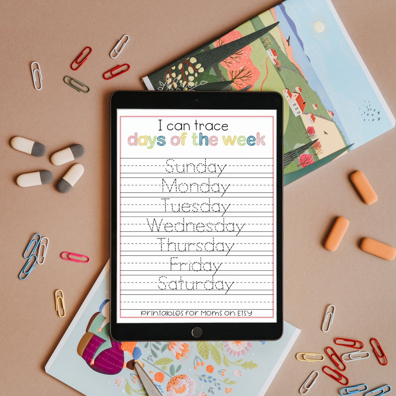 I Can Trace Alphabet, Days of the Week, Months of the Year, Numbers and ...