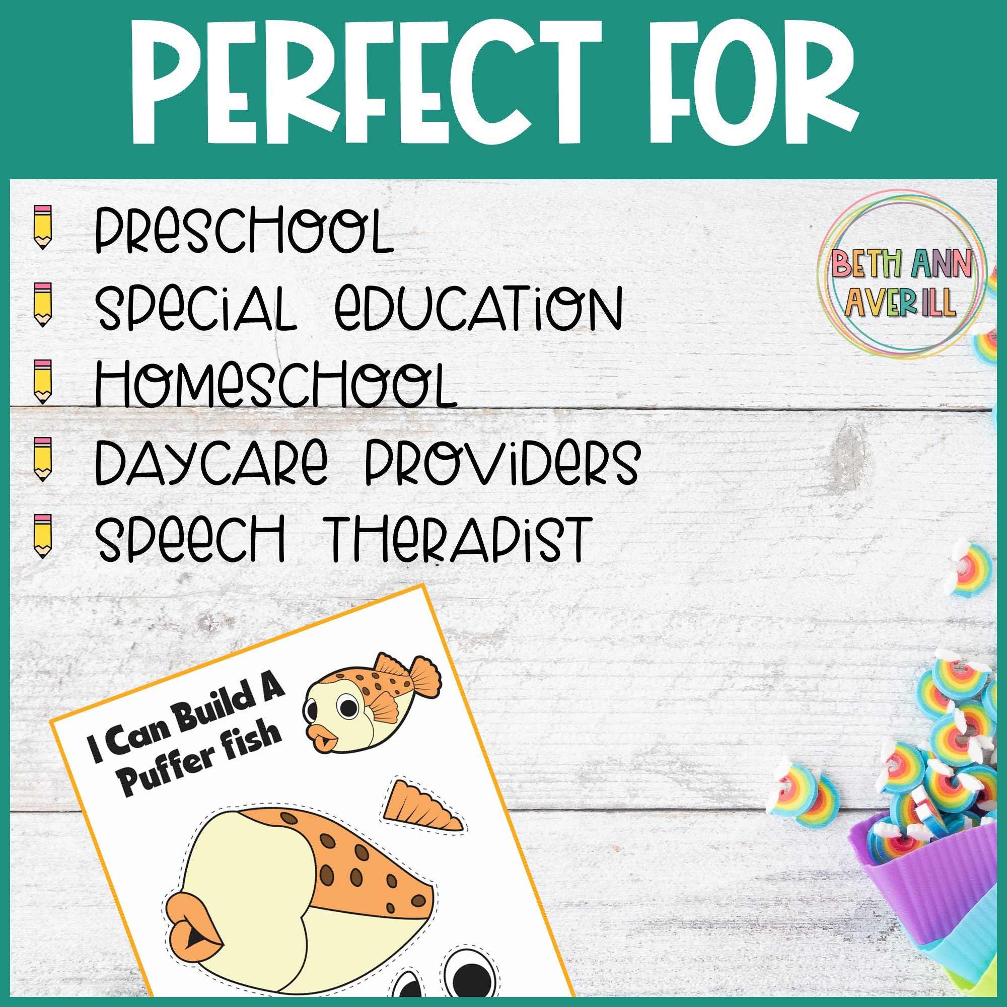 Sea Creatures Cut and Paste Activity Book Ocean Animal Paper Cutting ...