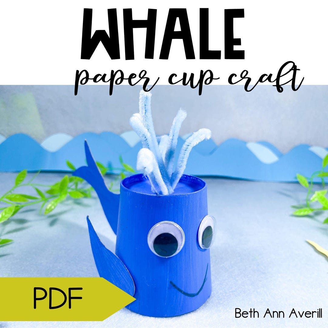 Whale Craft for Preschoolers Ocean Summer Crafts Activity for Summer ...