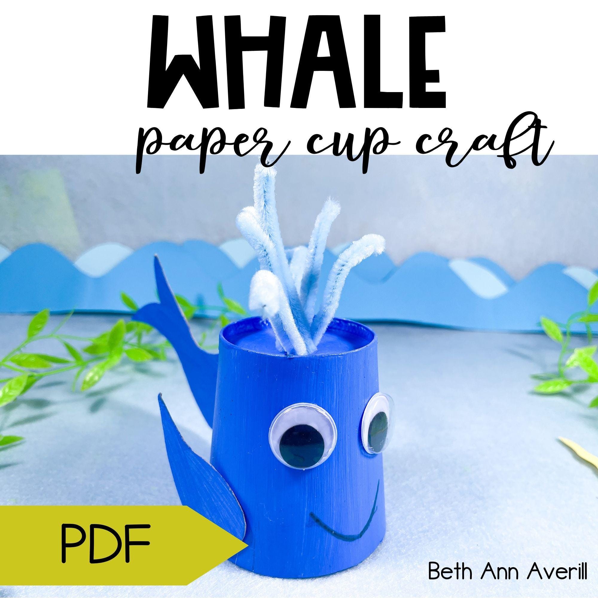 Whale Craft for Preschoolers Ocean Summer Crafts Activity for Summer ...