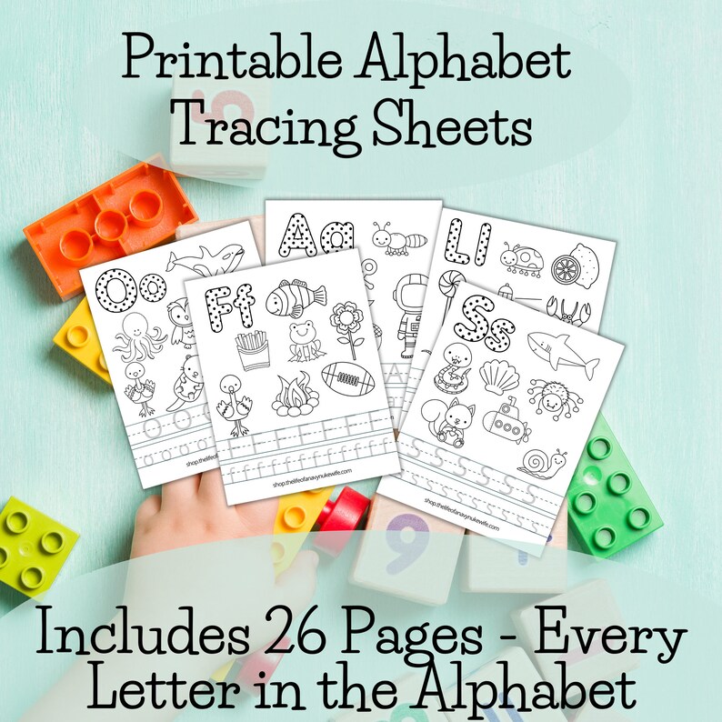 Mega Preschool Learning Bundle Instant Download Printable Letter ...