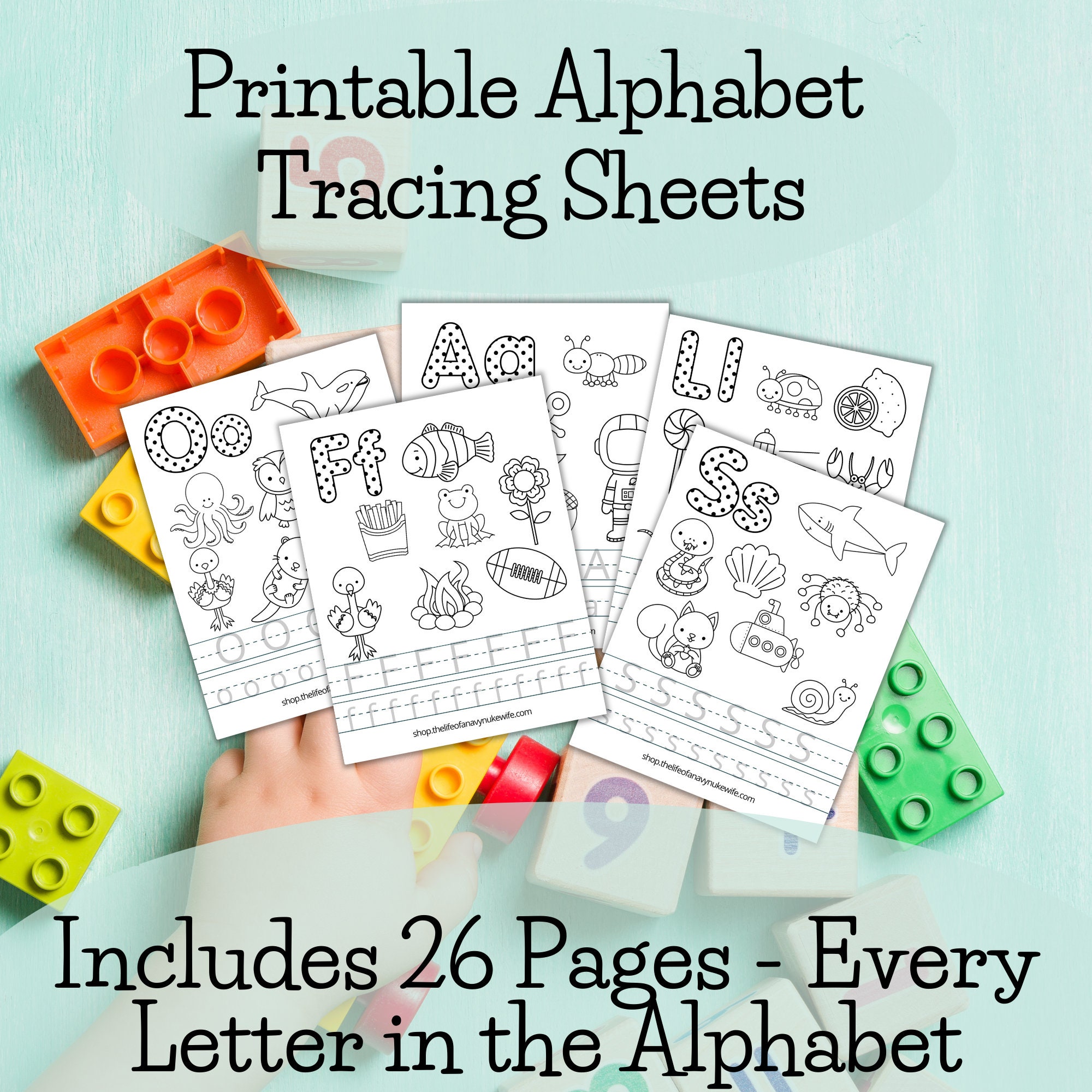 Mega Preschool Learning Bundle Instant Download Printable Letter ...