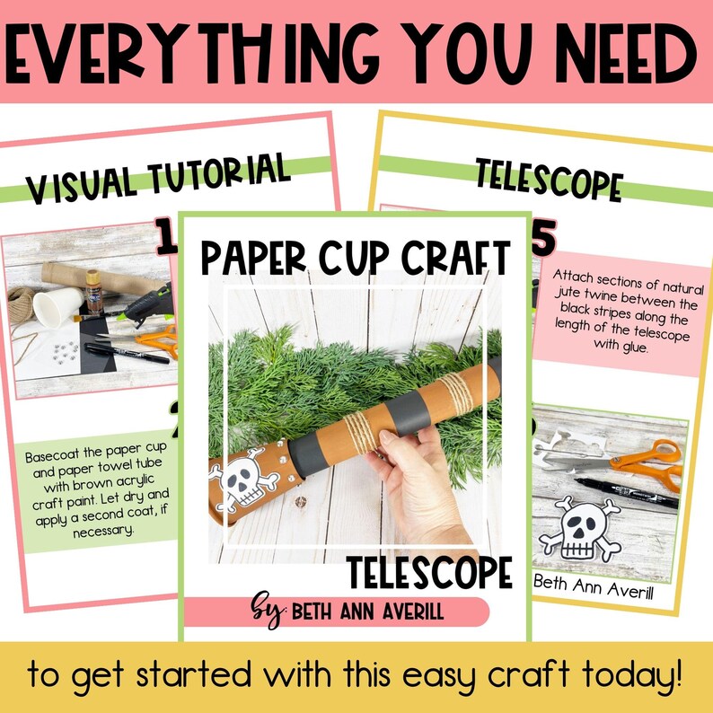 Telescope Craft for Preschoolers Ocean Summer Crafts Activity for ...