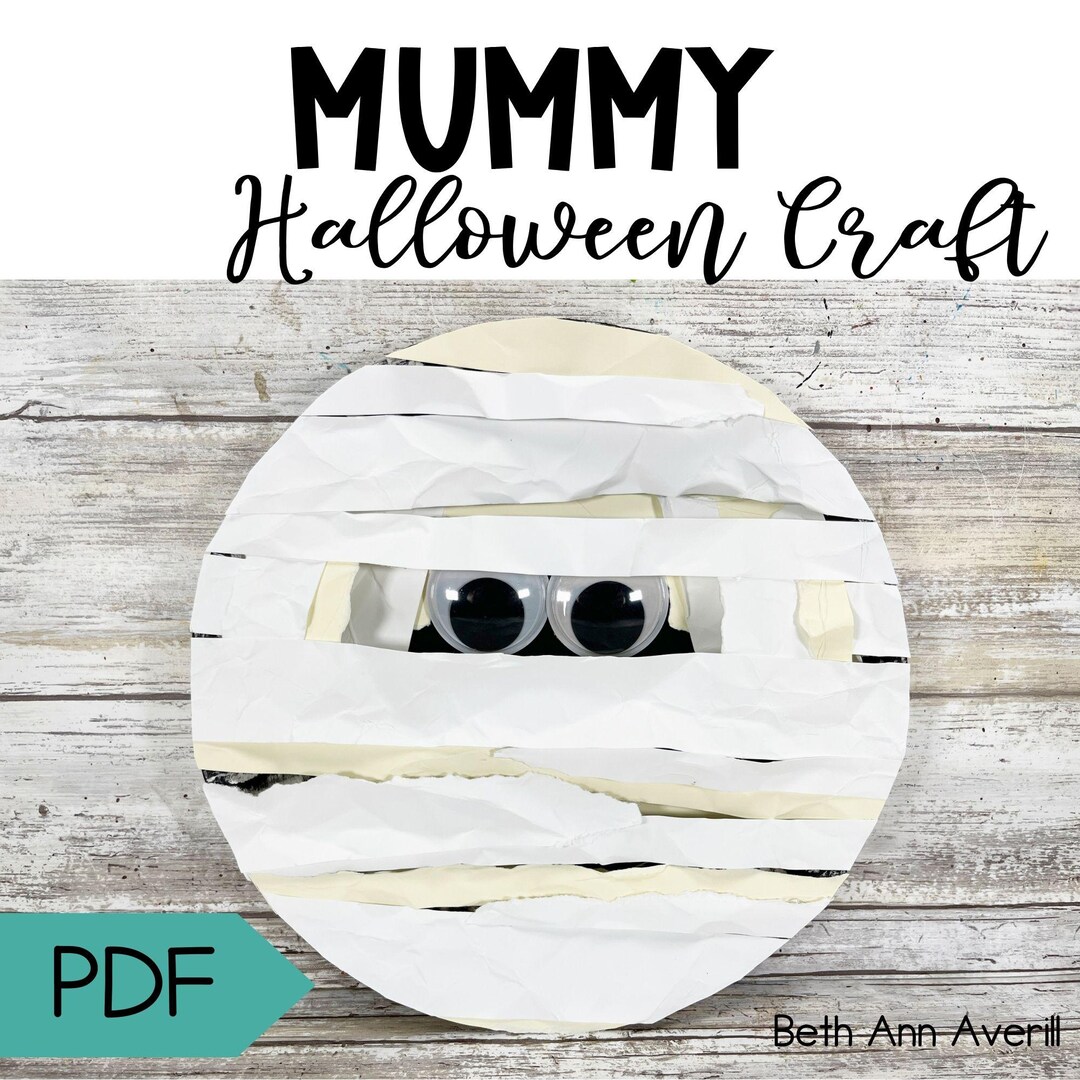 Halloween Mummy Craft for Preschoolers Halloween Printable Diy ...