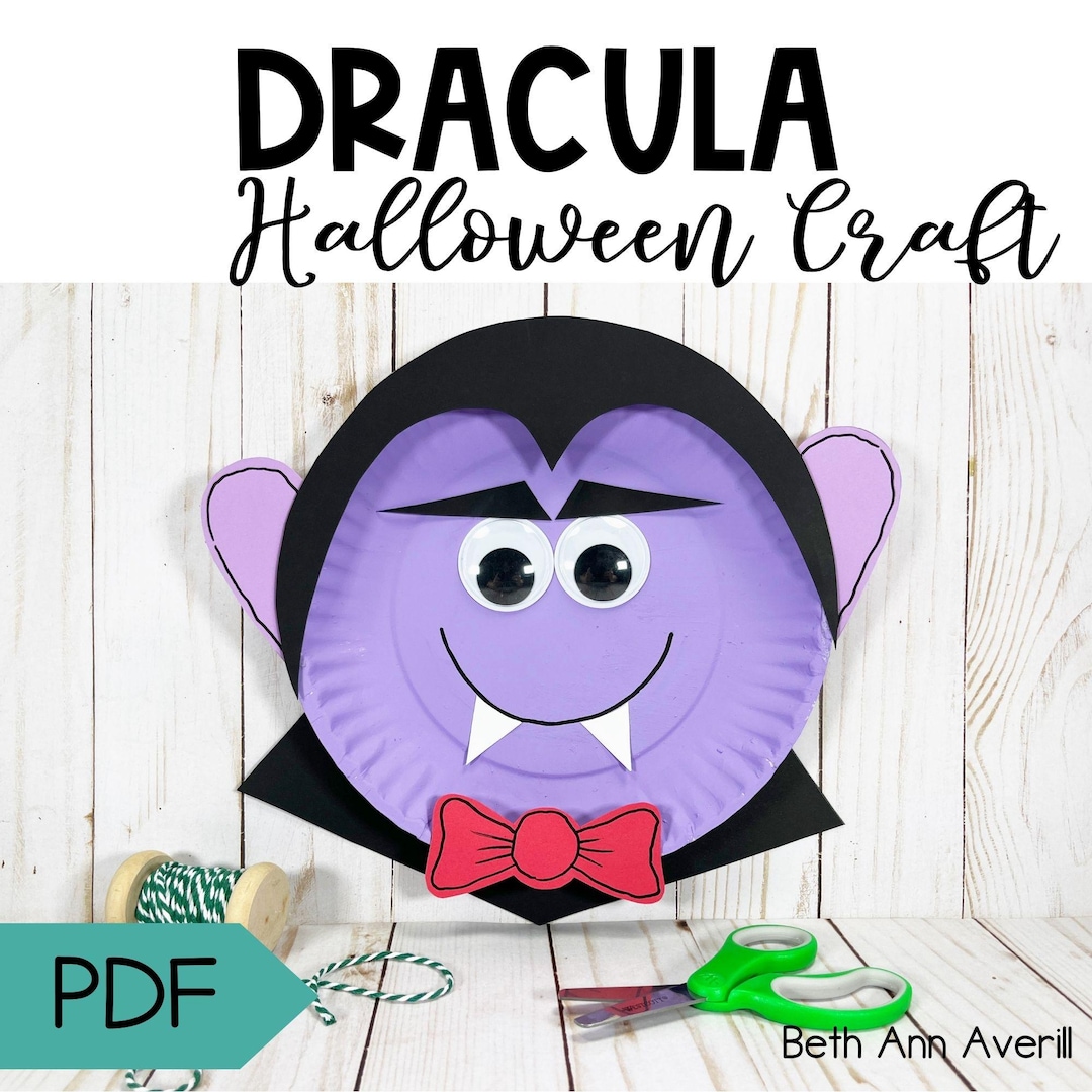 Halloween Dracula Craft for Preschoolers Halloween Printable Diy Craft ...