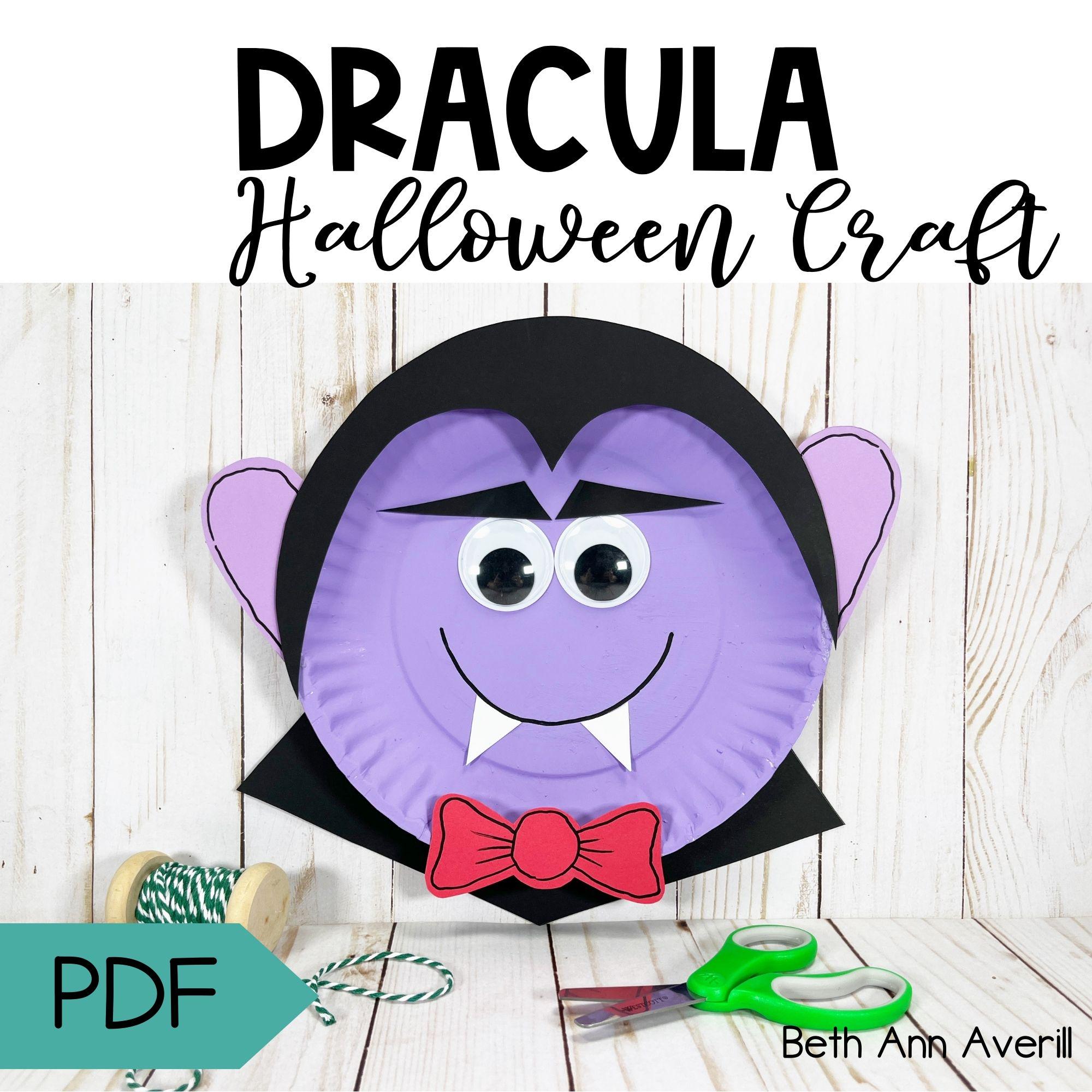 Halloween Dracula Craft for Preschoolers Halloween Printable Diy Craft ...
