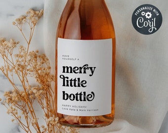 Minimalist Wine Label Template - Etsy
