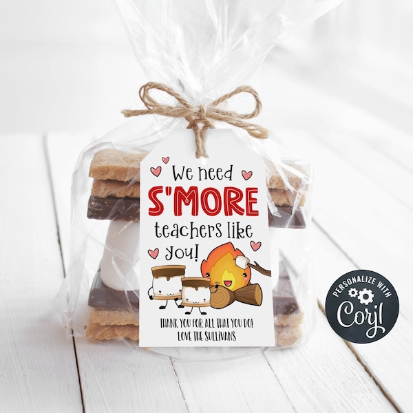 Smores Gift Tag - Etsy