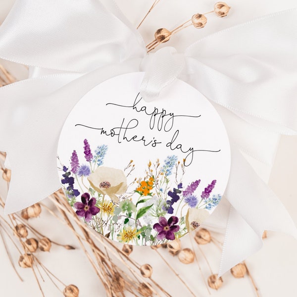 Floral Gift Tag - Etsy