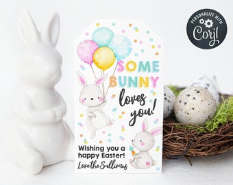 Some Bunny Loves You Easter Basket - Etsy