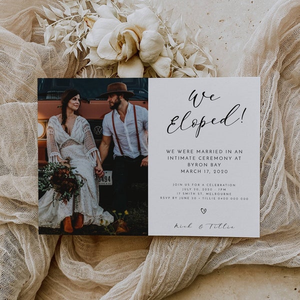 We Eloped - Etsy