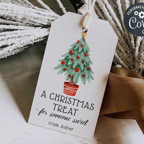 Have a Sweet Holiday Gift Tag Candy Tag Download Printable - Etsy