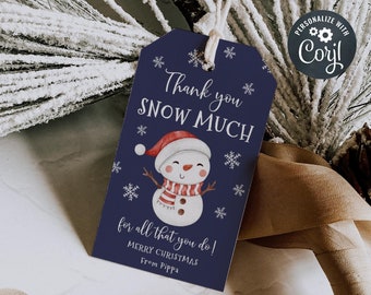 Thank You Snow Much - Etsy