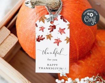 Autumn Gift Tags - Etsy