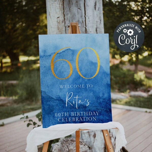 Blue Birthday Party - Etsy