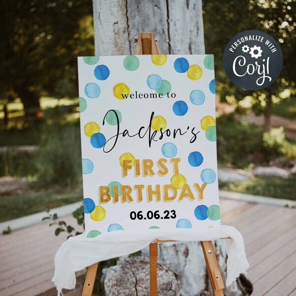 Polka Dot Sign - Etsy