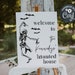 Halloween Party Dancing Skeleton Welcome Sign Template, Printable ...