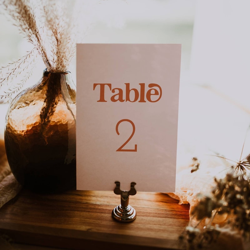 Vintage Table Number - Etsy