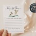 Storybook Book Plate Template Book Themed Baby Shower - Etsy