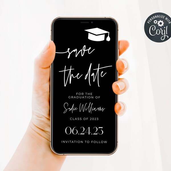 Save the Date Graduation - Etsy