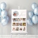 Printable One Year of Photo Poster Template, Modern 1st Birthday ...