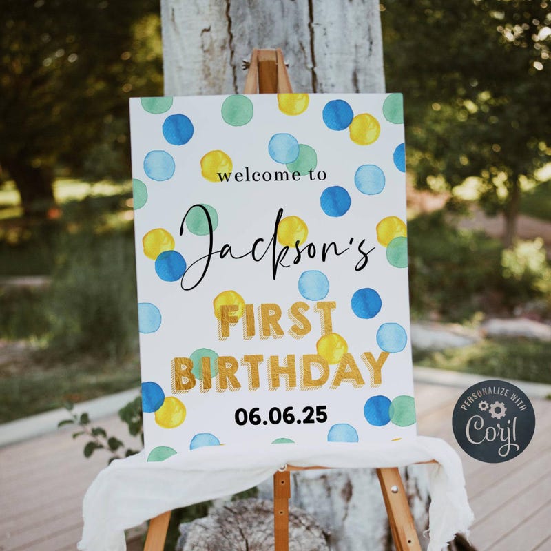 Birthday Welcome Sign - Etsy