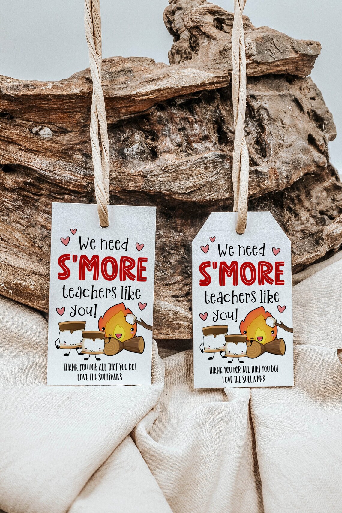 We Need S'more Teachers Like You Gift Tag Template, Printable Smores ...