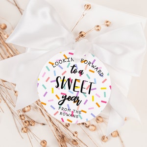 Sweet Year Round Gift Tag Template, Printable Rainbow Sprinkles Back to ...
