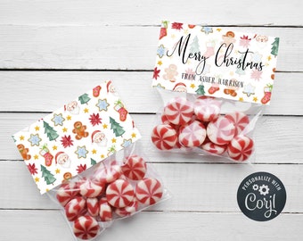 Christmas Bag Topper | Etsy