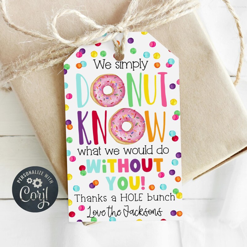 Donut Know What We Would Do Without You - Etsy