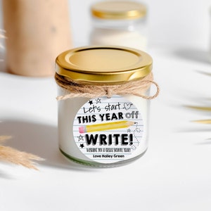 Back to School Pencil Round Gift Tag Template, Printable Let's Start ...