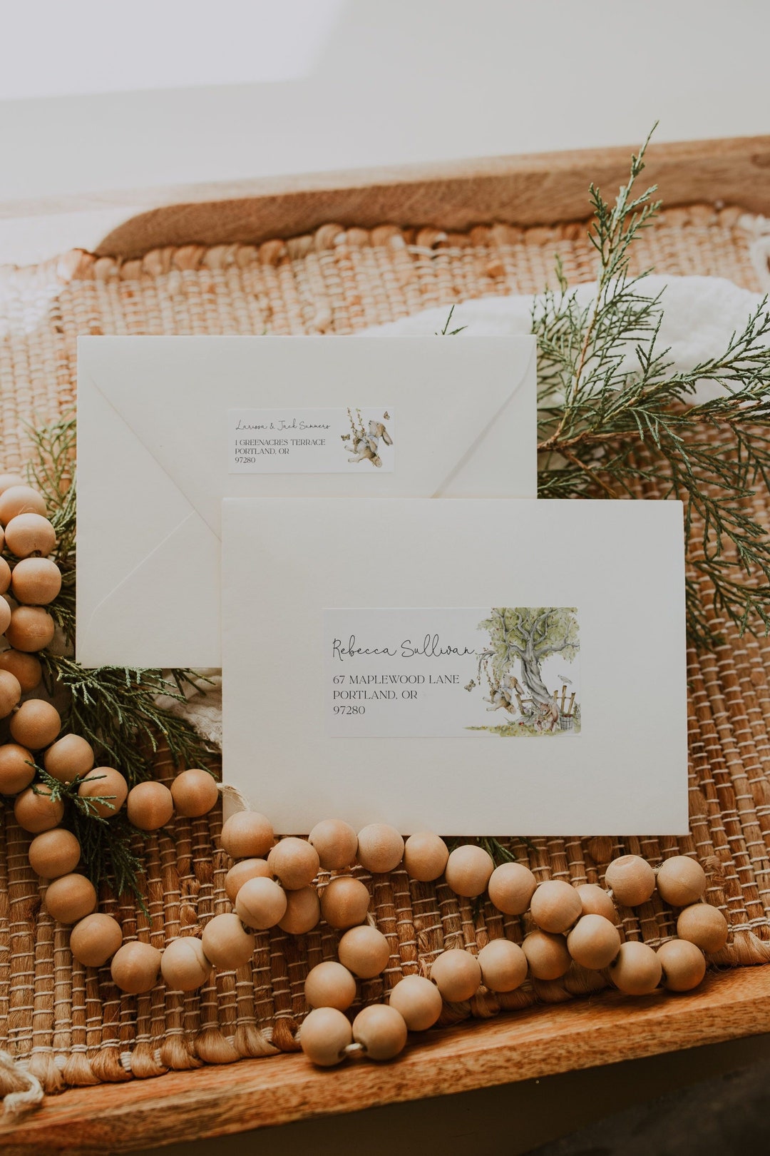 Printable Woodland Baby Shower Address Label Template Forest - Etsy