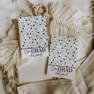 Printable Graduation Mini Cookie Card, Congradulations Cookie Card ...