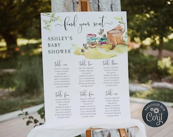 Fairytale Table Plan | Storybook Style DIY Wedding Seating Plan ...