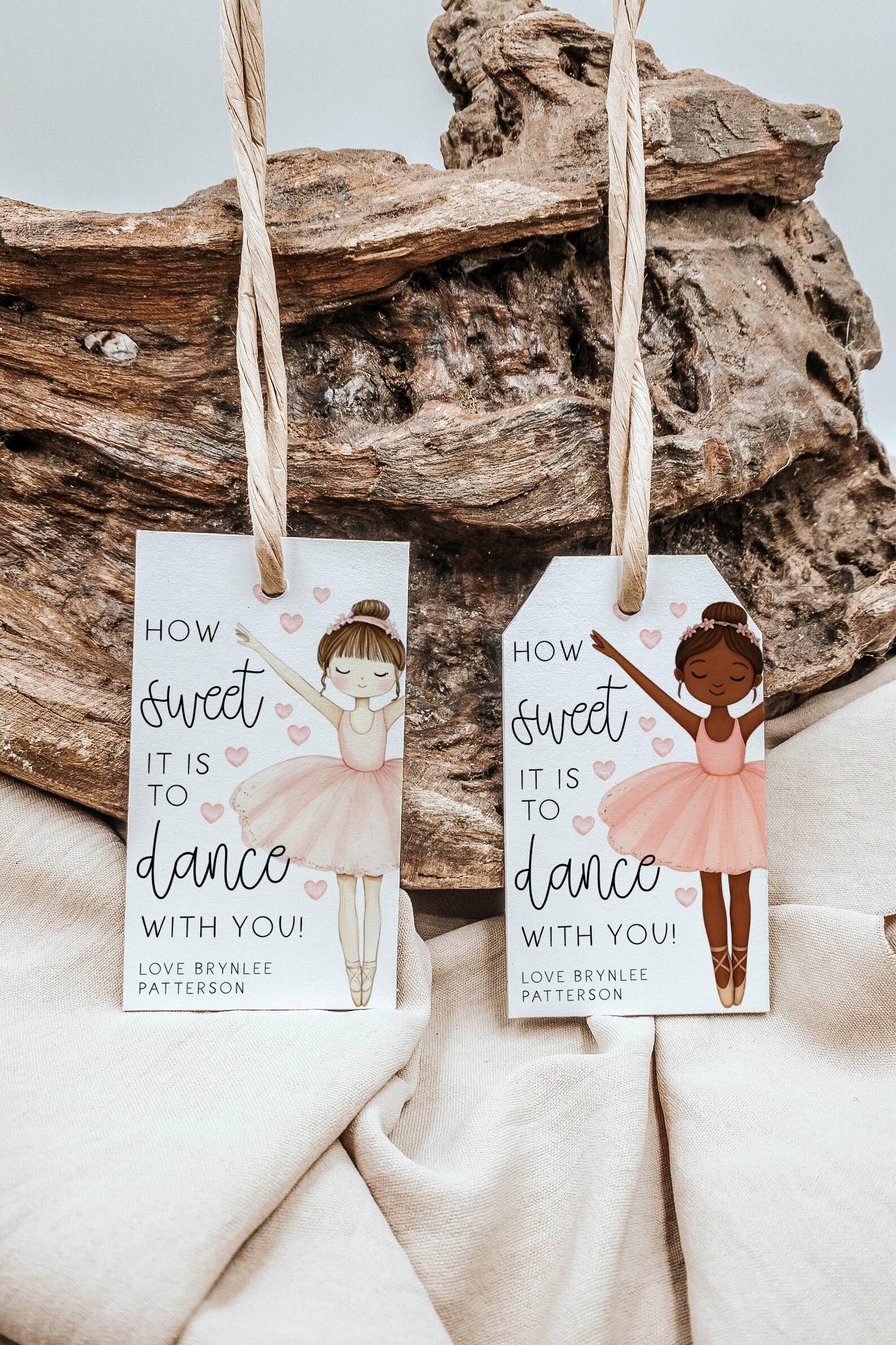 Dance Class Gift Tag Template, Printable How Sweet It is to Dance With ...