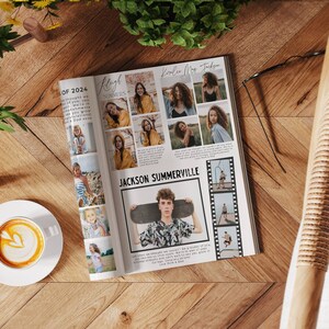 Quarter Page Graduation Yearbook Ad Template, High School Senior ...