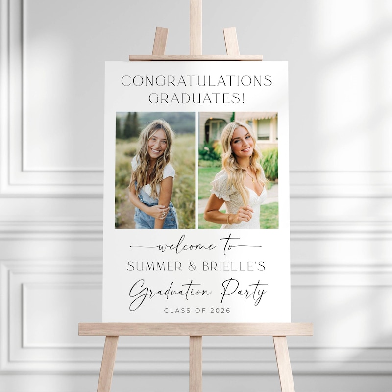 Sibling Graduation Template - Etsy UK