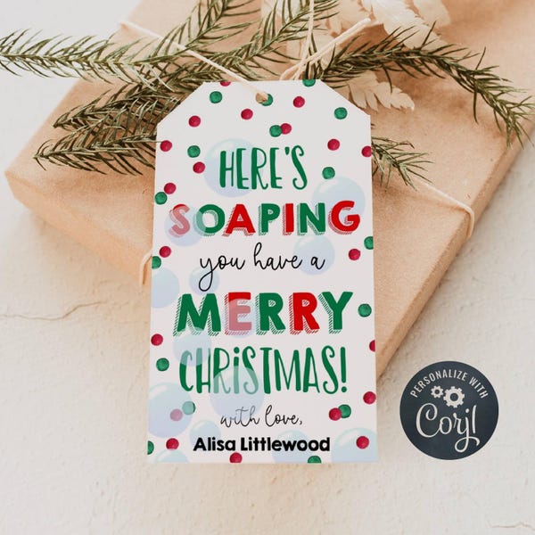 Teacher Christmas Tags - Etsy