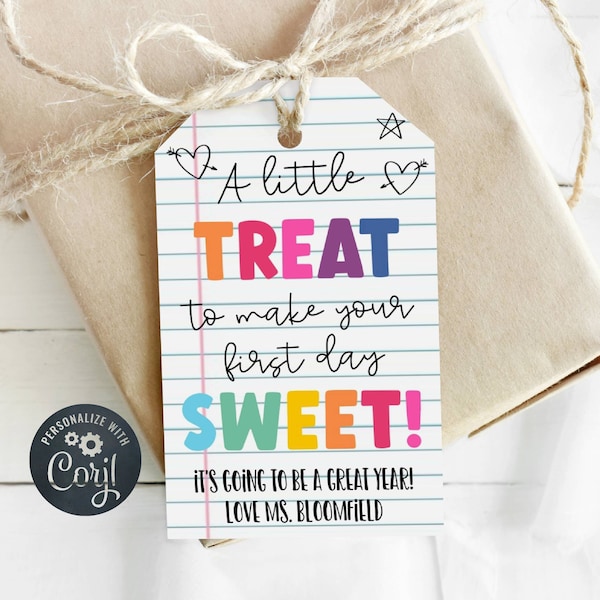 Teacher Treat Tag - Etsy