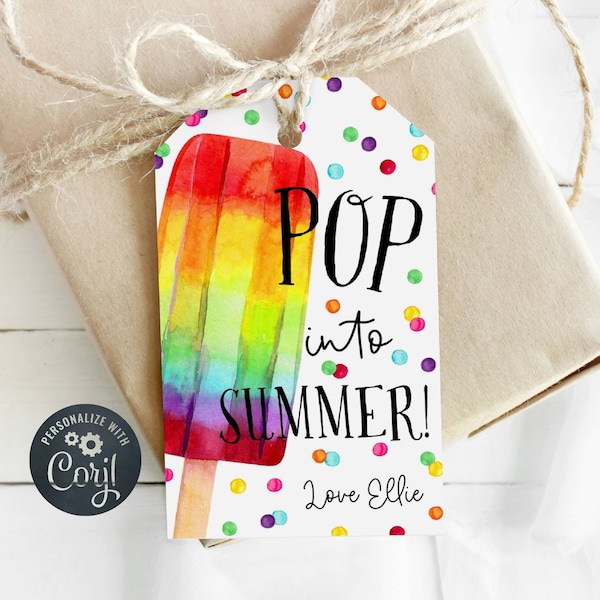 Popsicle Gift Tag - 60+ Gift Ideas for 2024