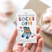 Father's Day Socks Gift Tag Template, Printable You Knock My Socks off ...