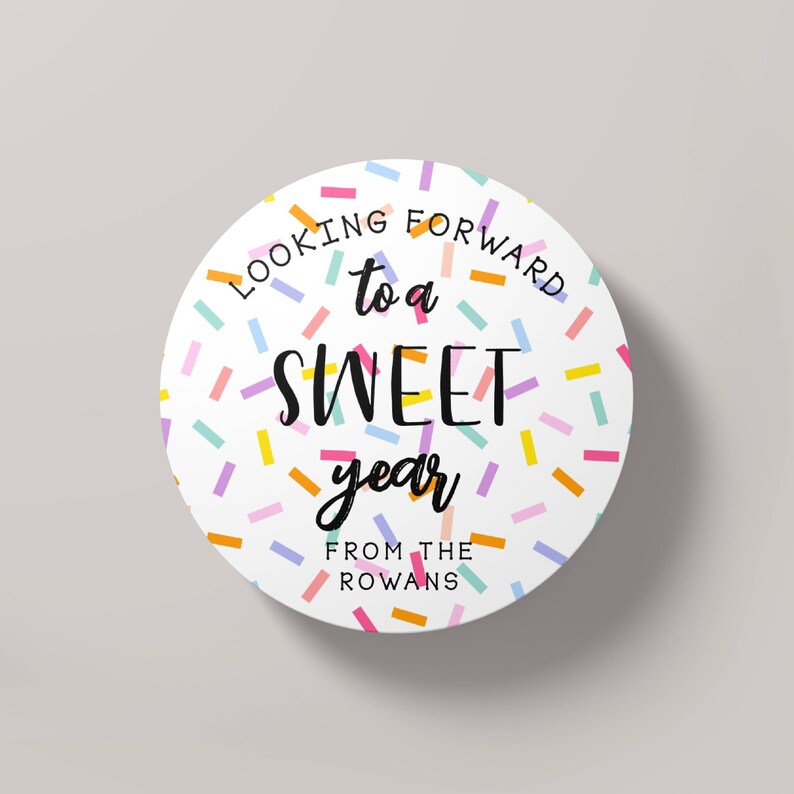 Sweet Year Round Gift Tag Template Printable Rainbow - Etsy