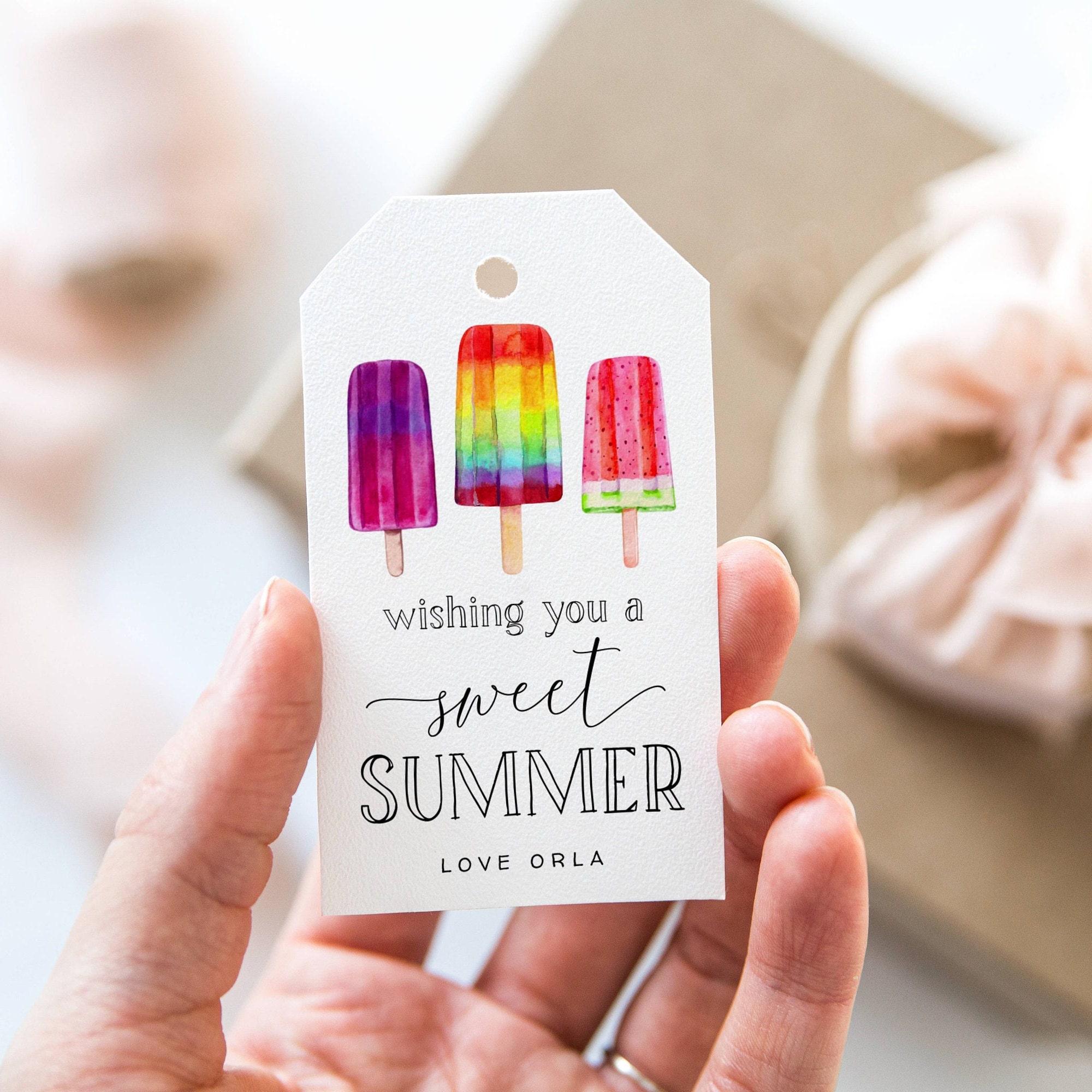 Have A Sweet Summer Gift Tag Template Printable End of School - Etsy