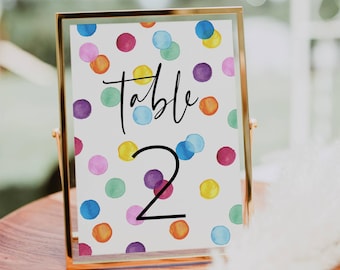 Printable Table Numbers - Etsy