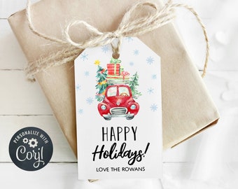 Car Gift Tag | Etsy