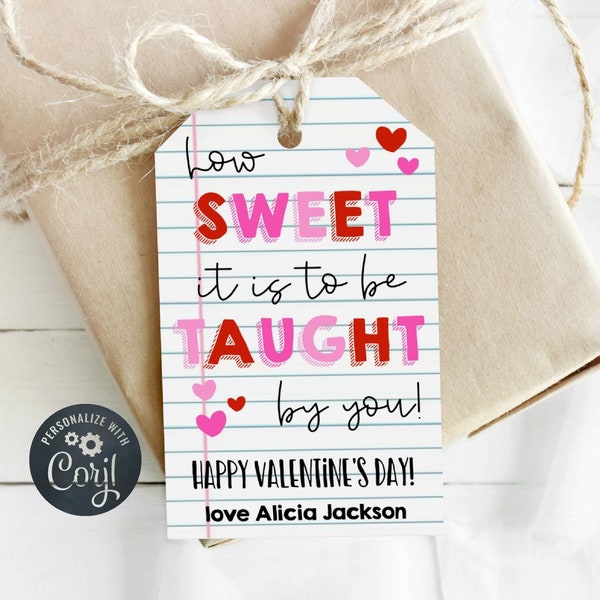 Teacher Sweet Template - Etsy