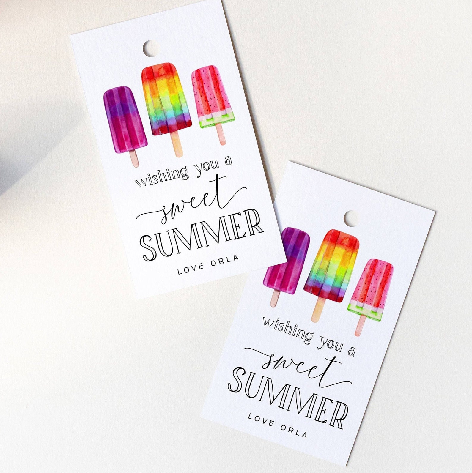 Have A Sweet Summer Gift Tag Template Printable End of School - Etsy